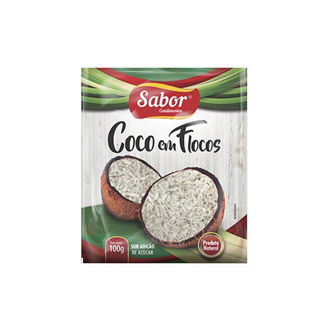Coco Flocos S/ Açúcar Sabor 100g | Consul Cooperativa