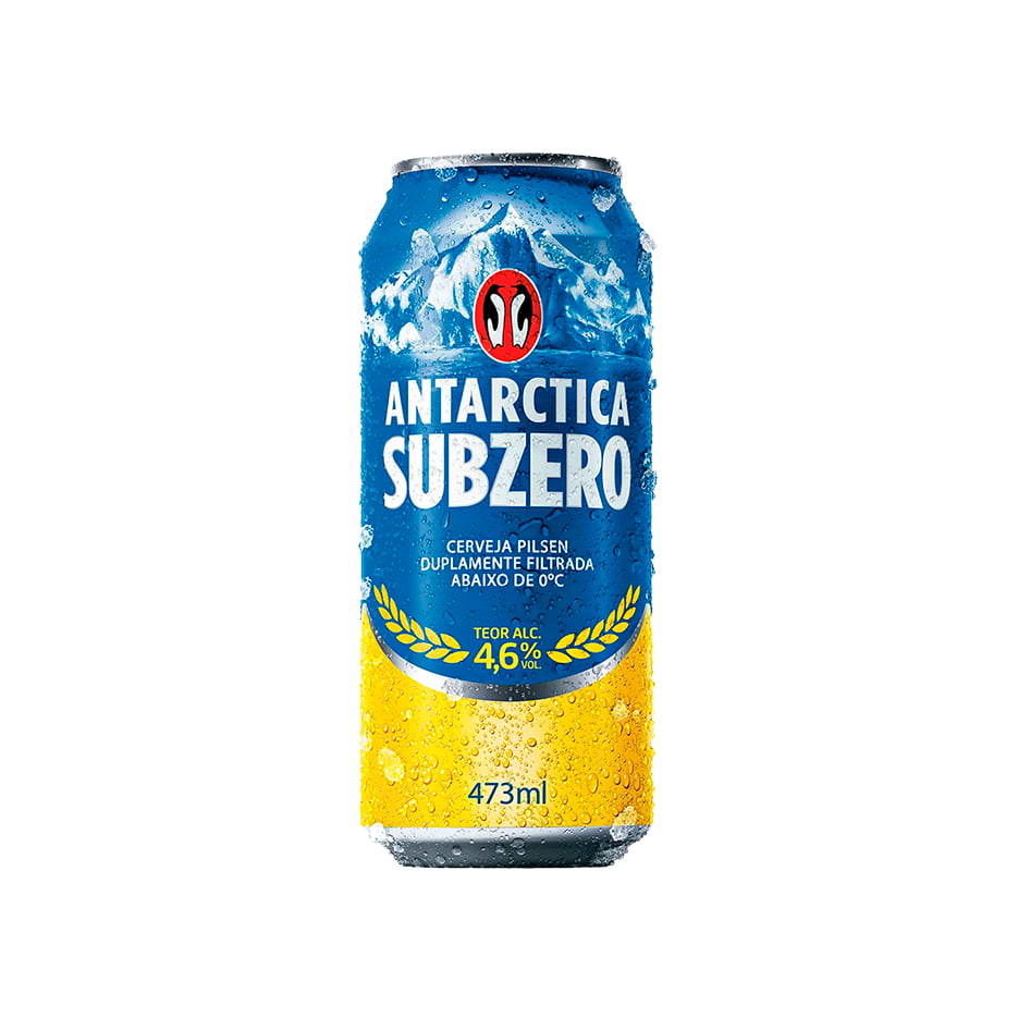 Cerveja Antartica SubZero Latão 473ml | Supermercado Cooperativa Consul