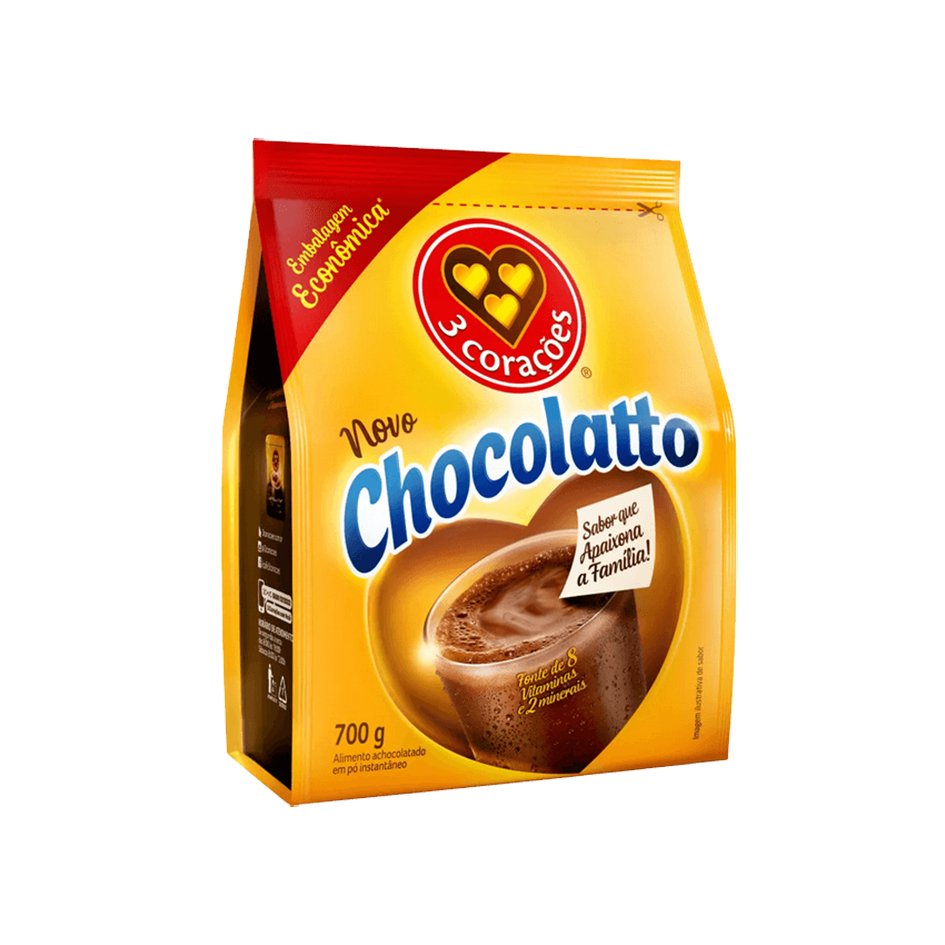Chocolatto 3 Corações Sachê 700g | Supermercado Cooperativa Consul