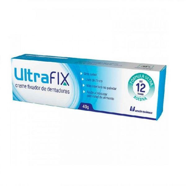 Creme Fixador de Dentadura Ultrafix S/Sabor 40g | Supermercado ...