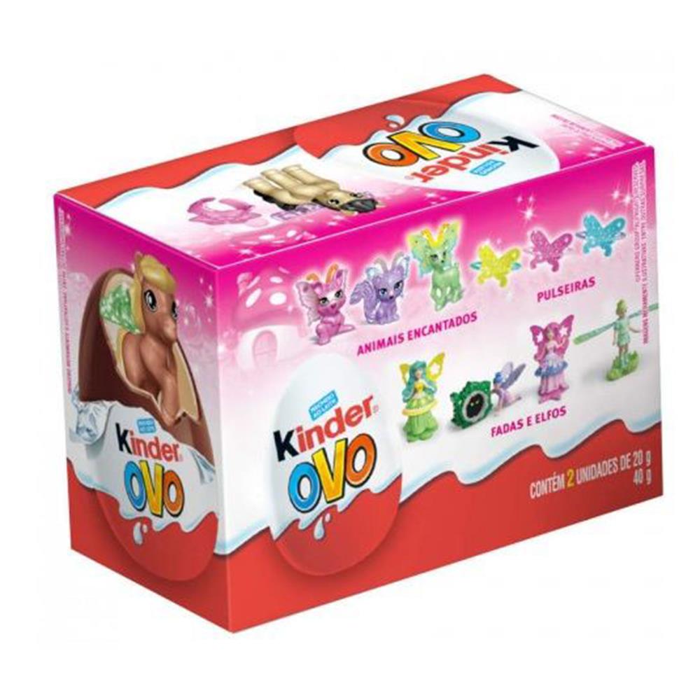 Kinder Ovo T2X48 Meninas 40g | Supermercado Cooperativa Consul