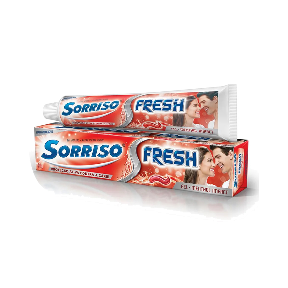 Gel Dental Sorriso Fresh Menthol 90g | Supermercado Cooperativa Consul