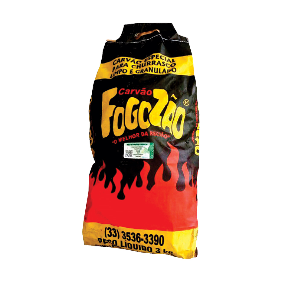 Carvão Fogozão 3kg | Supermercado Cooperativa Consul