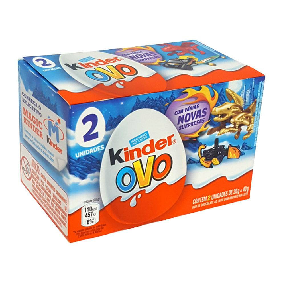 Kinder Ovo T2X48 Meninos 40g | Supermercado Cooperativa Consul