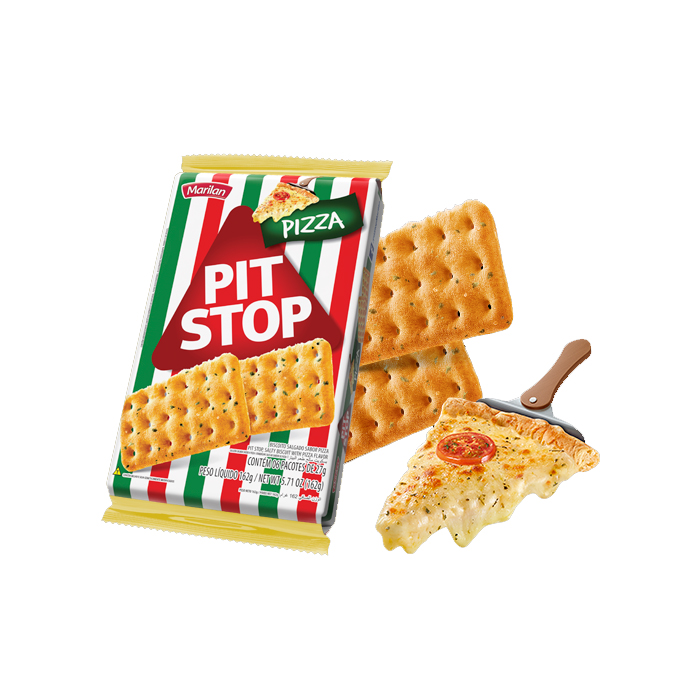 Biscoito Marilan Pit Stop Pizza 162G | Supermercado Cooperativa Consul