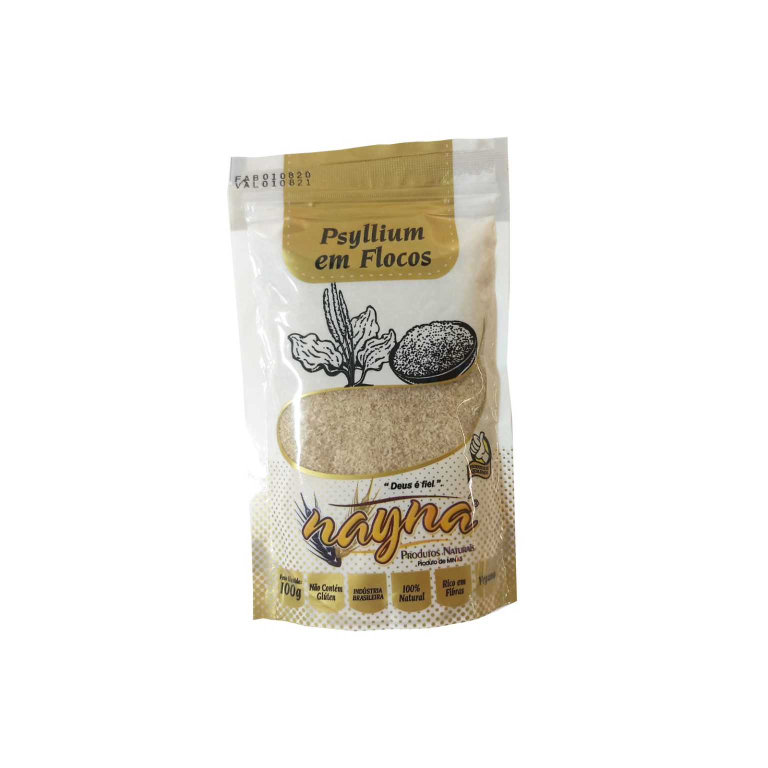 Psyllium Flocos Nayná 100g | Supermercado Cooperativa Consul